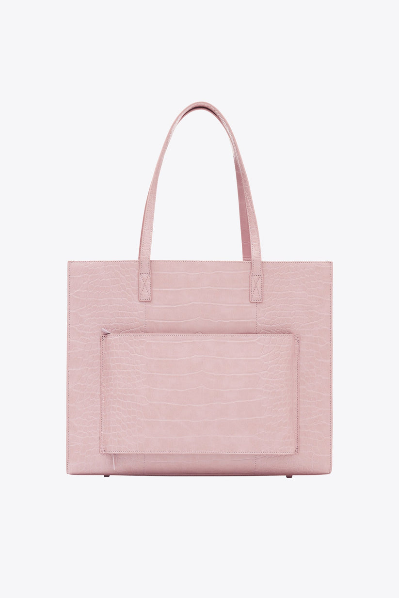 BÉIS 'The Large Work Tote' in Atlas Pink - Large Pink Work Tote ...