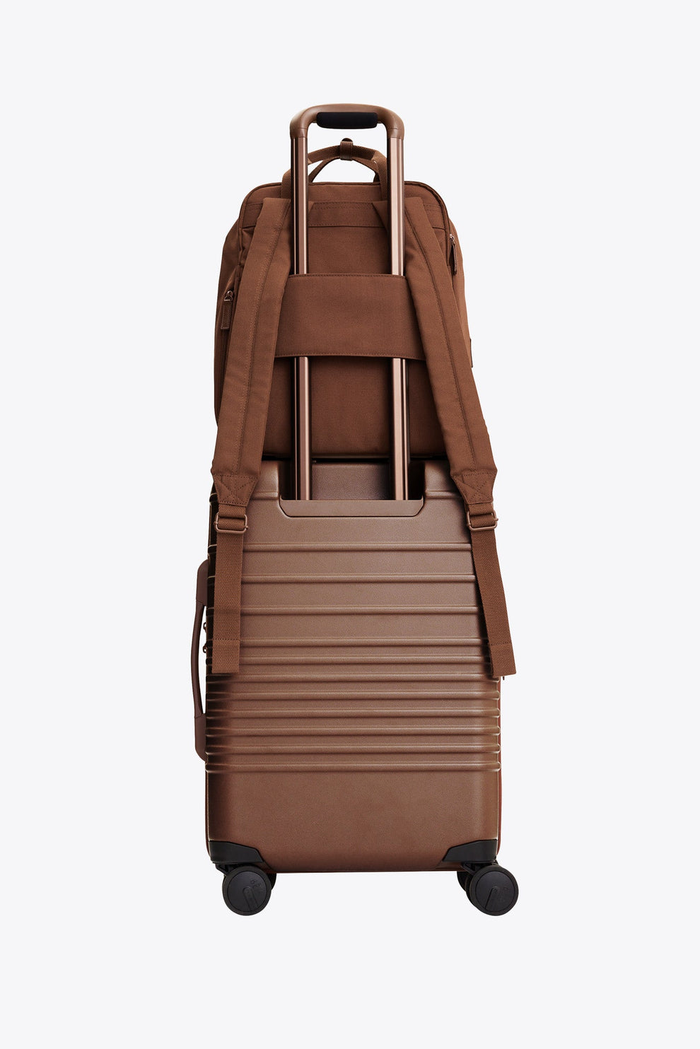 BÉIS 'The Expandable Backpack' in Maple - Expandable Travel Backpack In ...