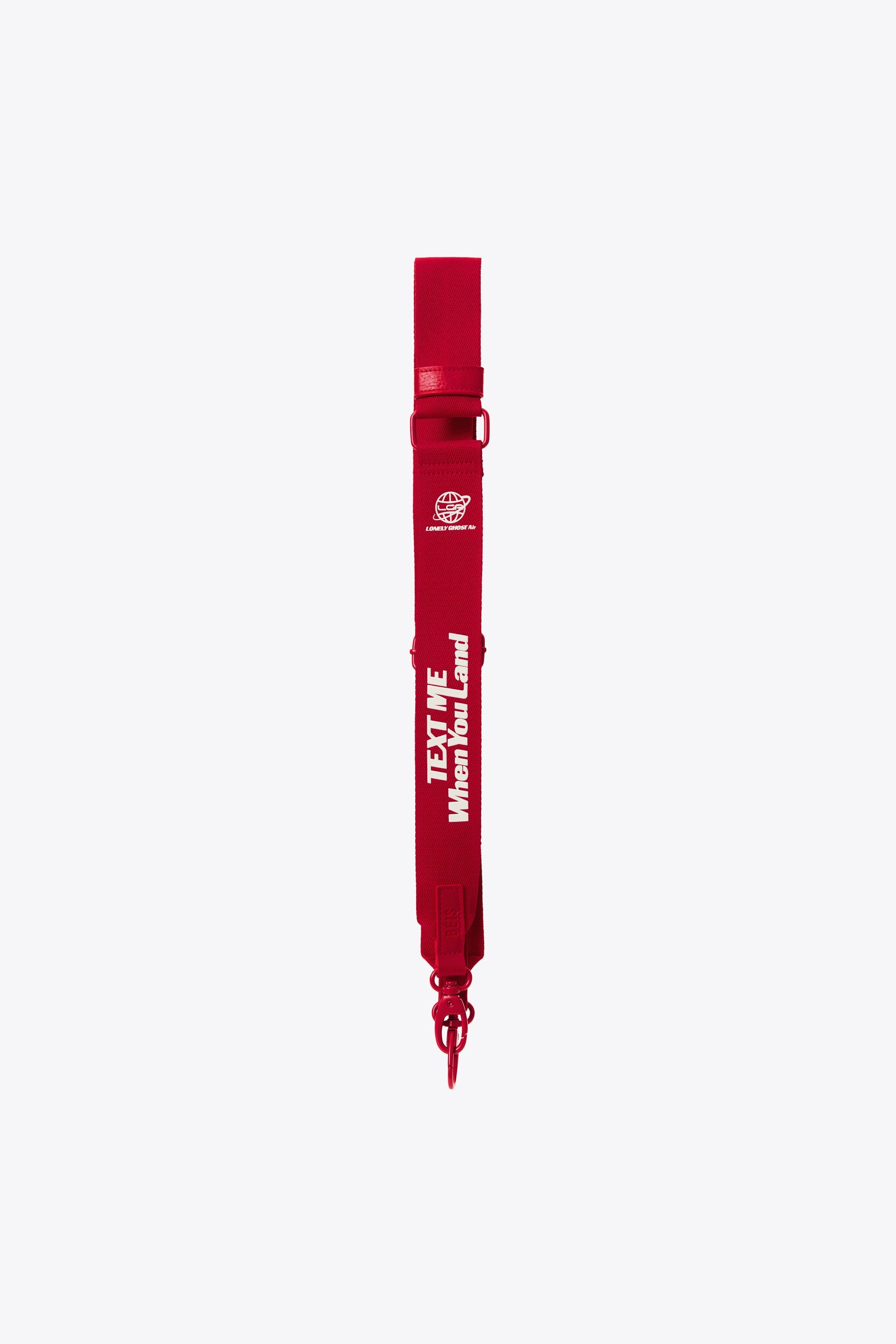 BÉIS x Lonely Ghost 'The Shoulder Strap' in Text Me Red - Red Shoulder ...