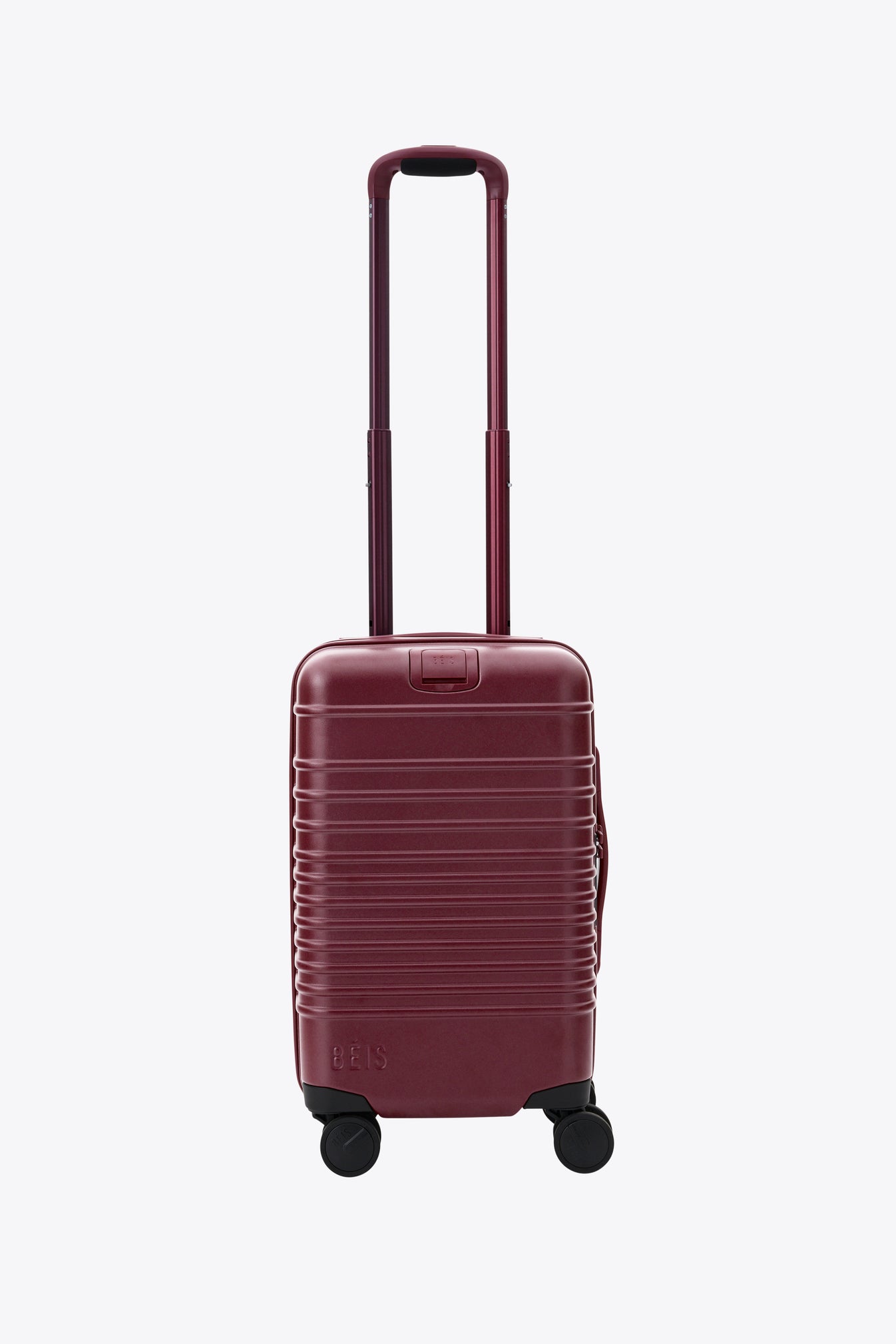 BÉIS 'The Small Carry-On Roller' in Burgundy - Matte Small Carry On ...