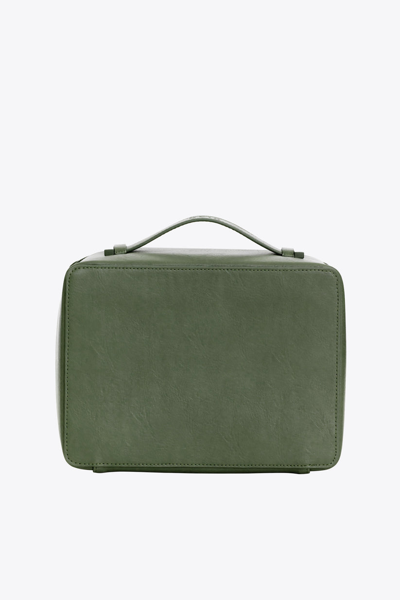 BÉIS 'The Cosmetic Case' in Olive - Olive Green Makeup & Cosmetic Bag ...