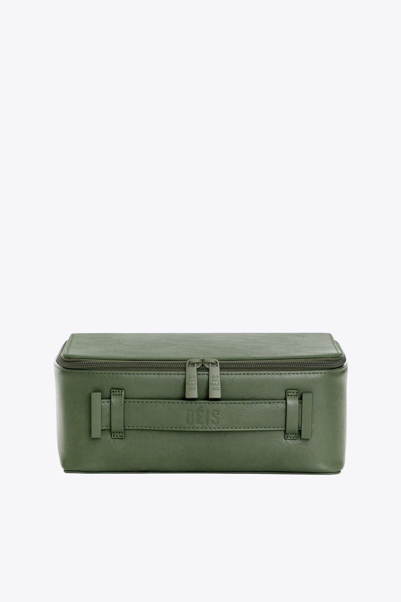 BÉIS 'The Cosmetic Case' in Olive - Olive Green Makeup & Cosmetic Bag ...