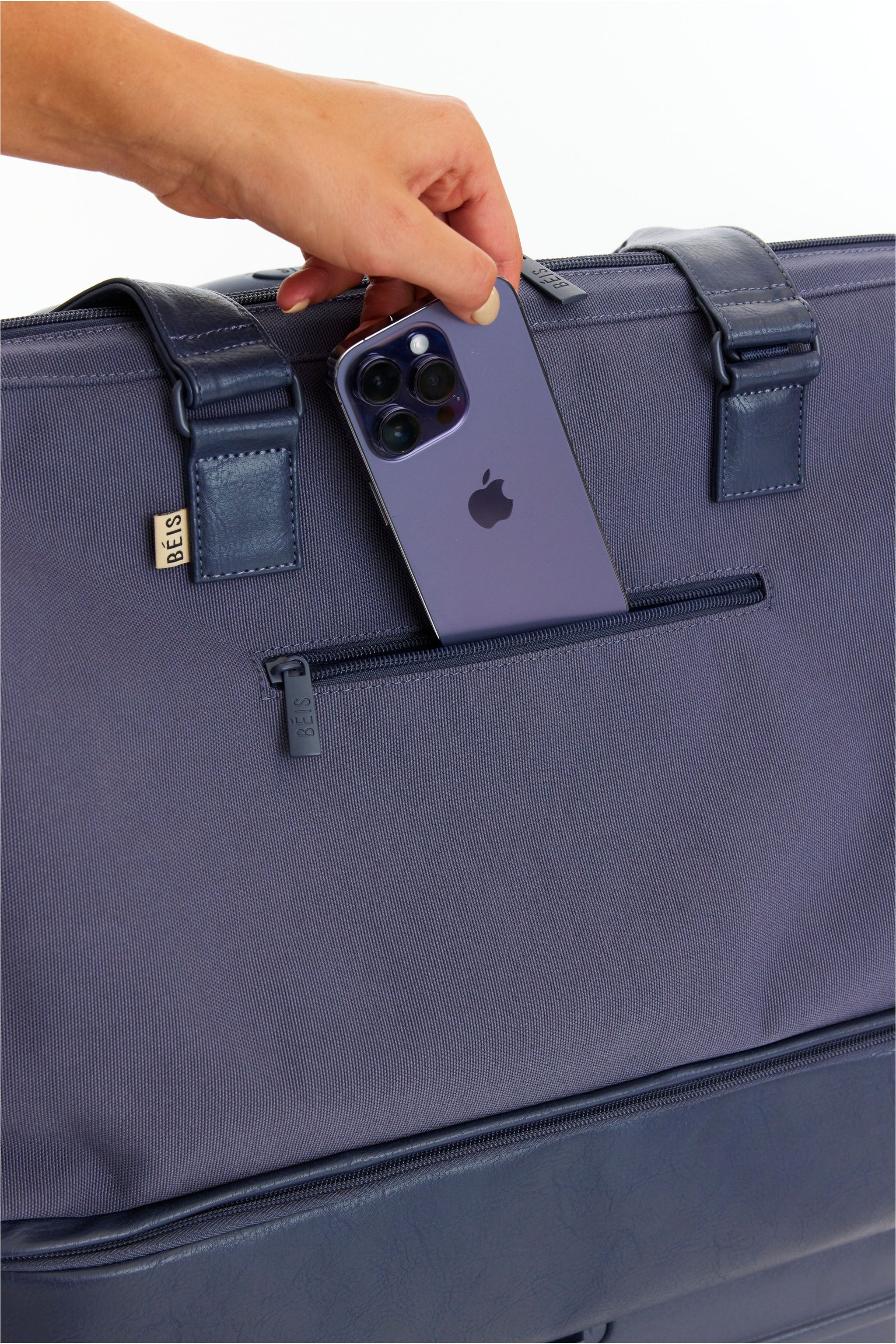 BÉIS 'The Convertible Weekender' in Navy - Blue Overnight Bag & Weekend ...