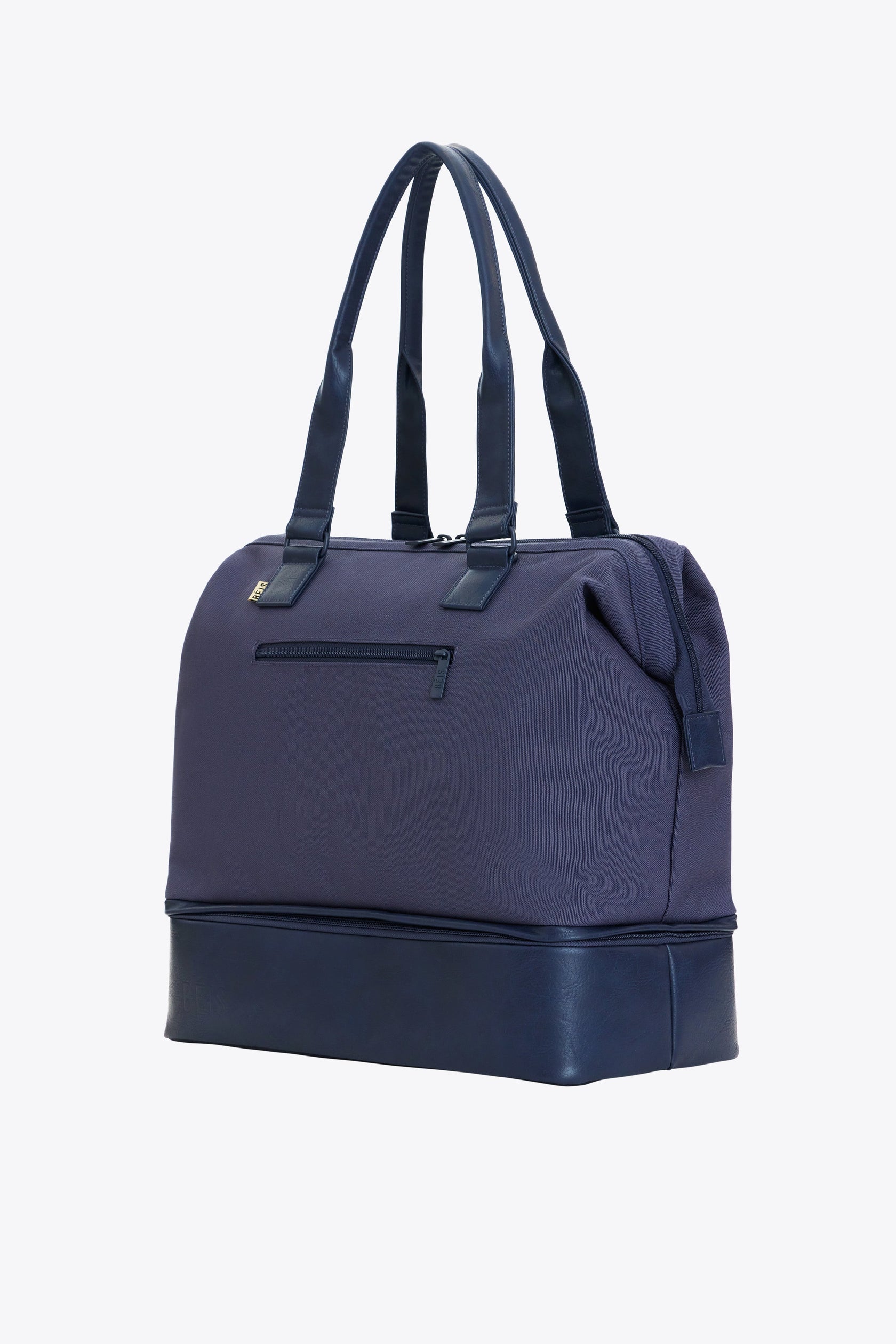 BÉIS 'The Convertible Mini Weekender' in Navy - Small Blue Weekend Bag ...