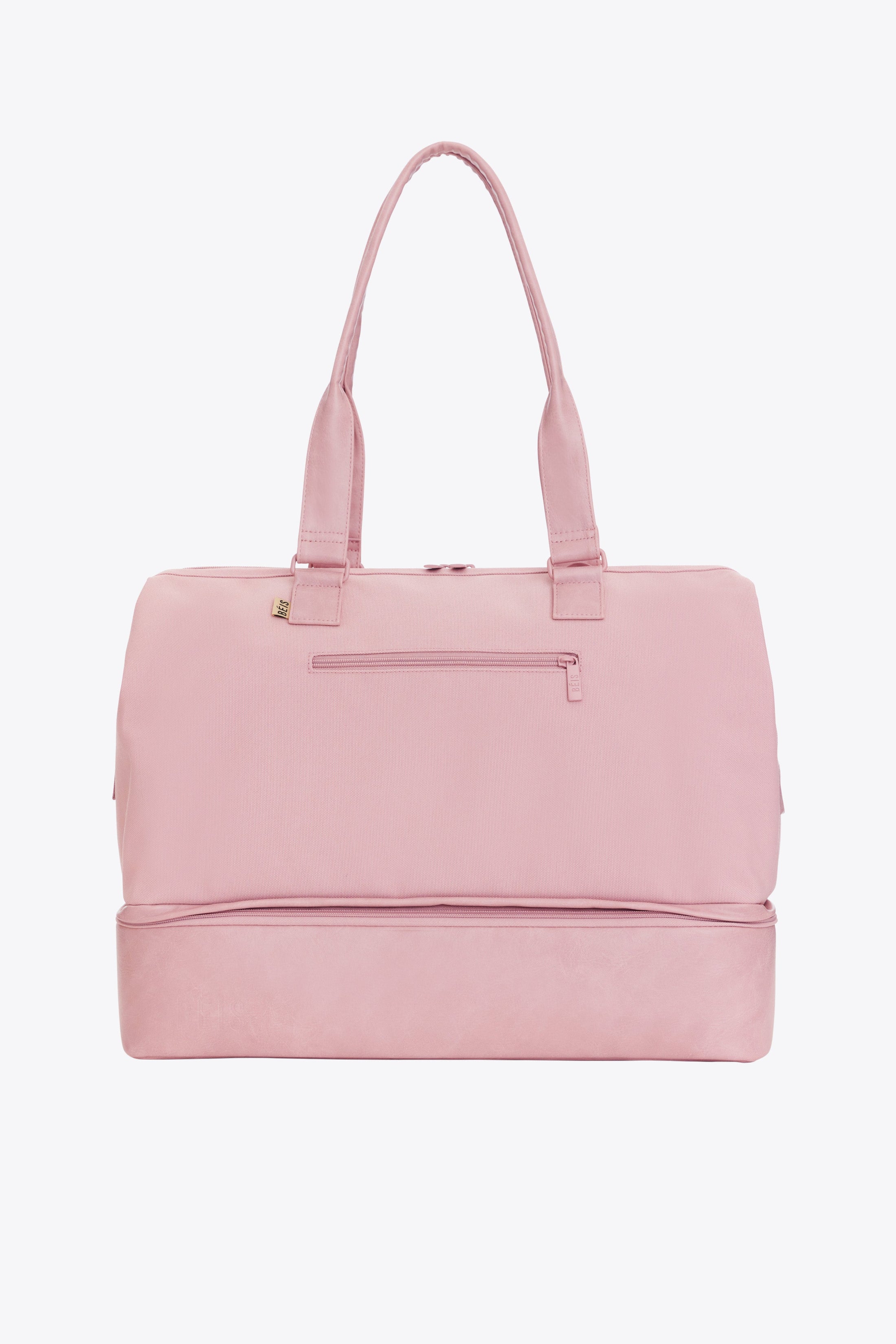 BÉIS 'The Convertible Weekender' in Atlas Pink - Pink Weekender Bag ...