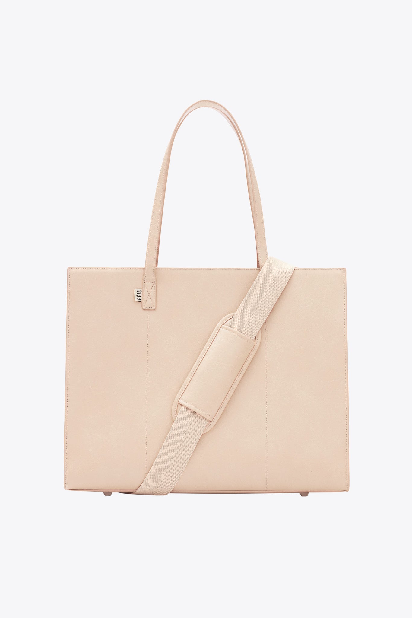 BÉIS 'The Large Work Tote' in Beige - Work Bag For Women & Laptop Bag ...