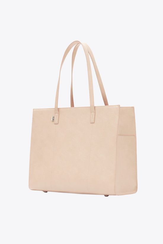 BÉIS 'The Large Work Tote' in Beige - Work Bag For Women & Laptop Bag ...