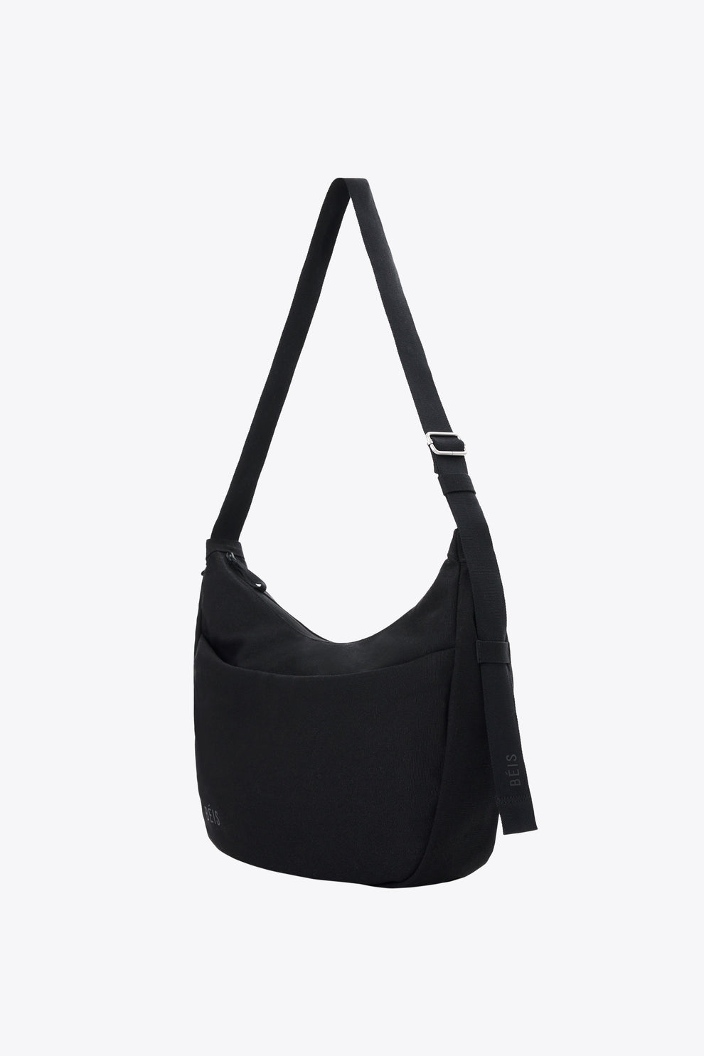 BÉIS 'The Carryall Crossbody' in Black - Black Crescent Crossbody ...