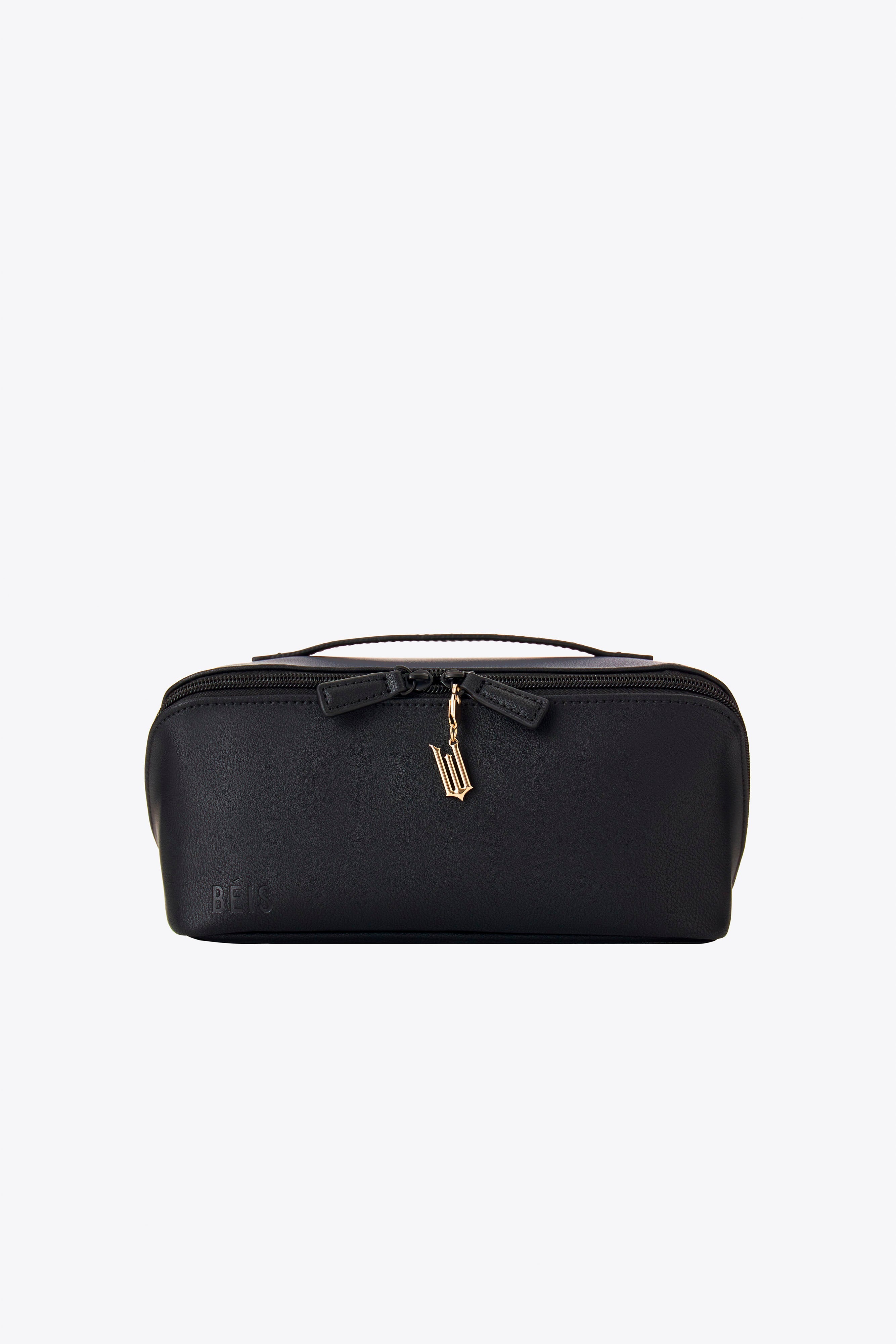 BÉIS 'The Wicked Toiletry Kit' in Black - Wide Opening Black Travel ...