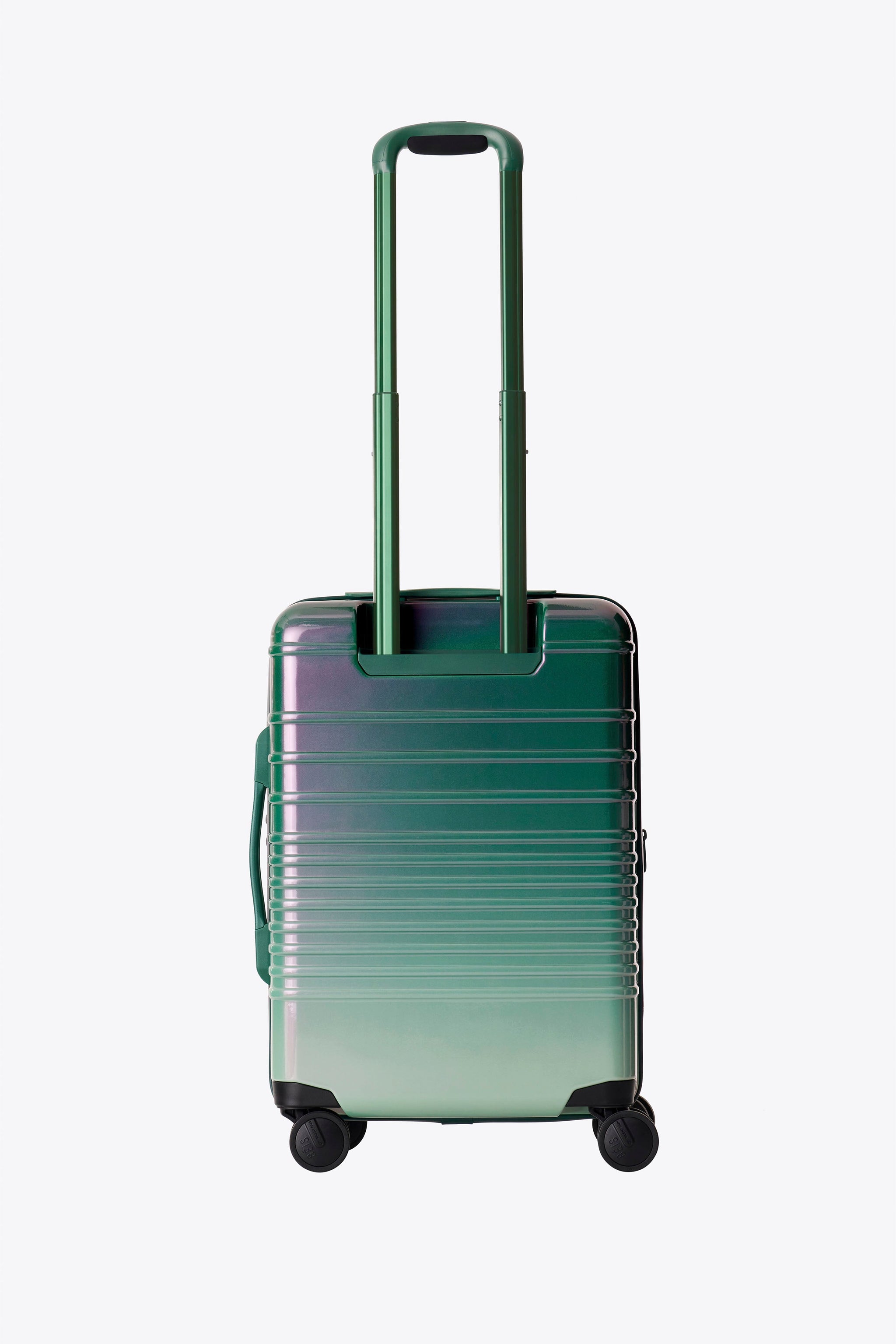 BÉIS 'The Carry-On Roller' in Wicked Green - Iridescent Ombre Green ...