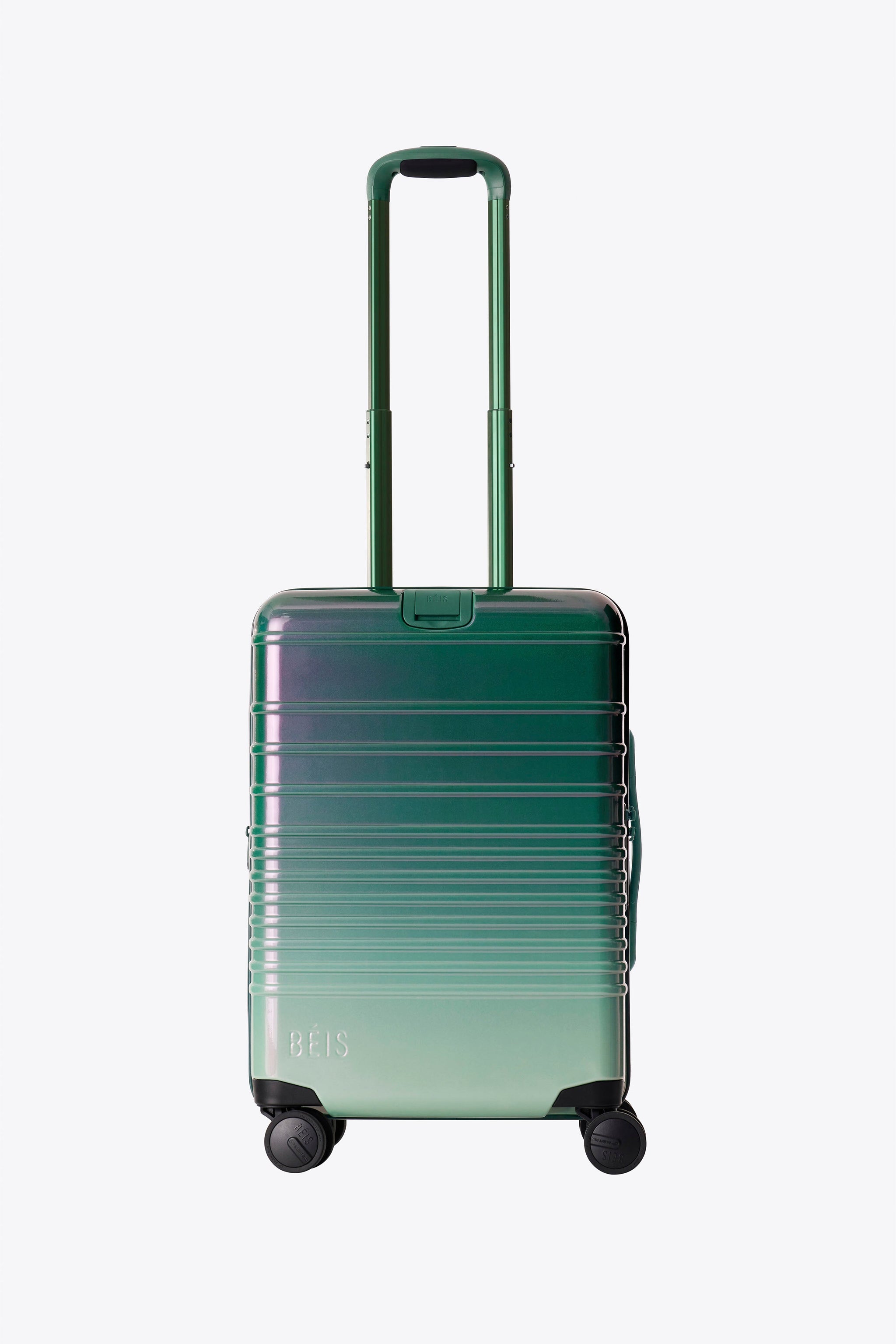 BÉIS 'The Carry-On Roller' in Wicked Green - Iridescent Ombre Green ...