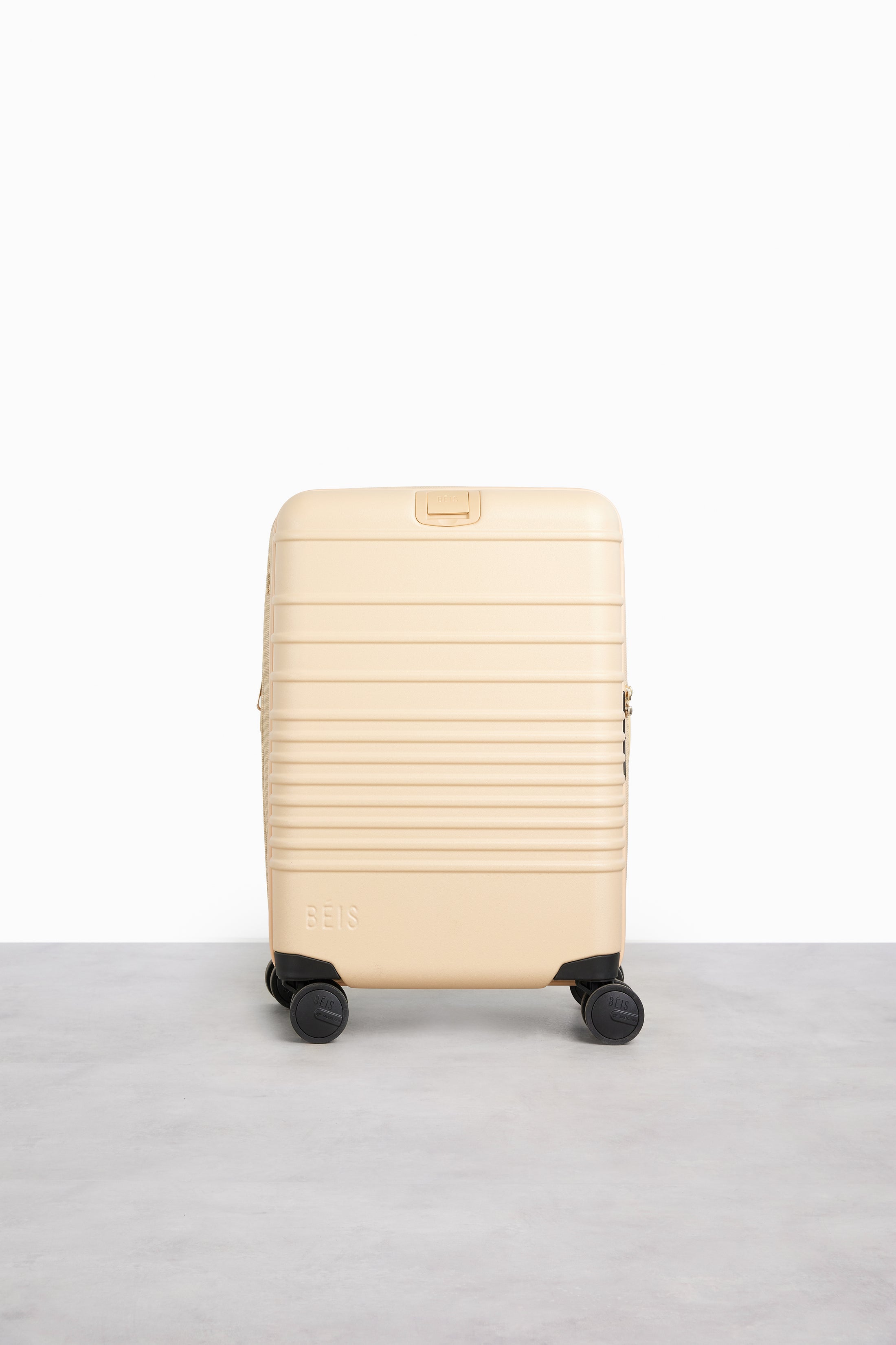 BÉIS 'The Carry-On Roller' in Beige - 21" Carry On Beige Suitcases ...