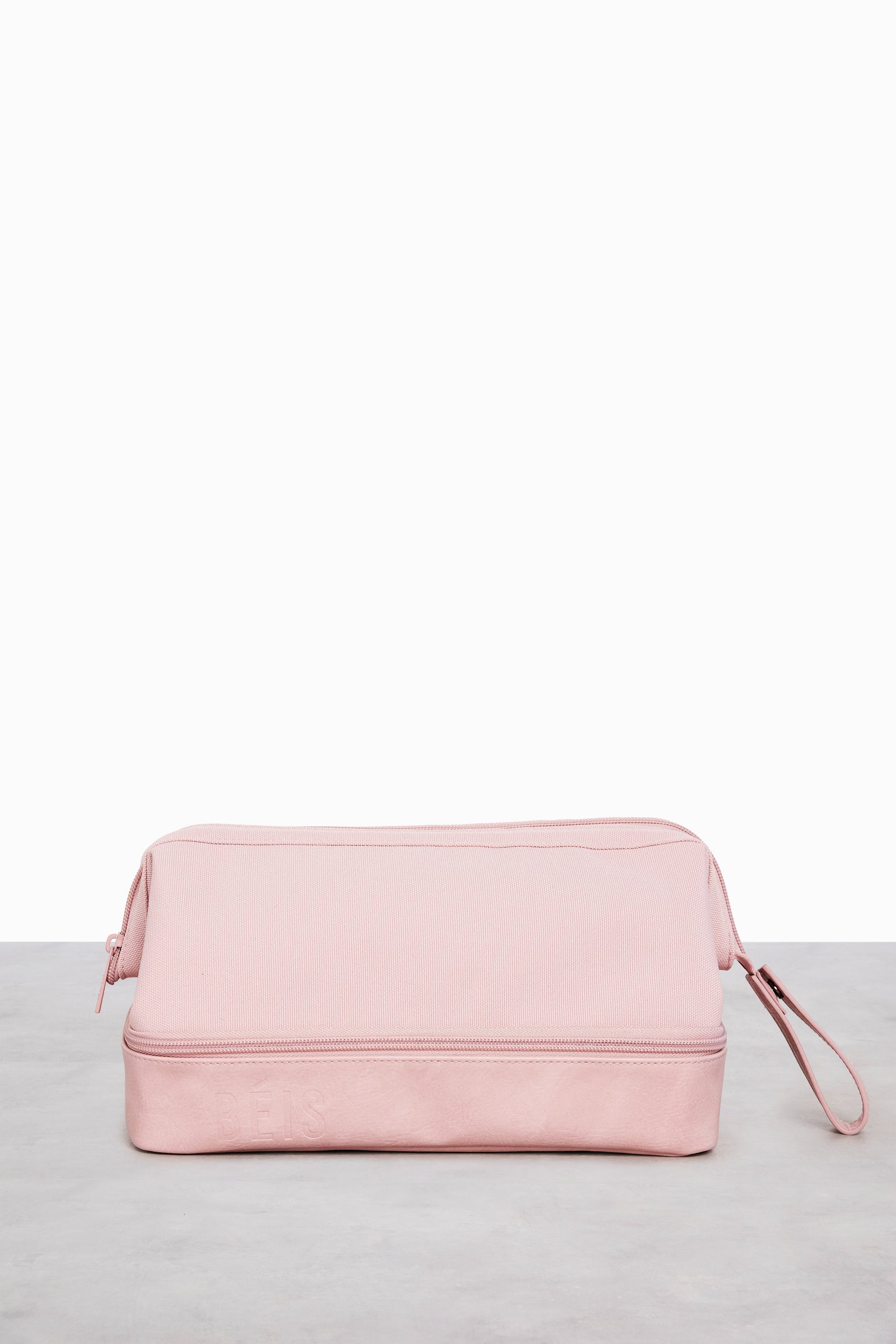 BÉIS 'The Dopp Kit' In Atlas Pink - Pink Travel Toiletry Bag & Toiletry ...