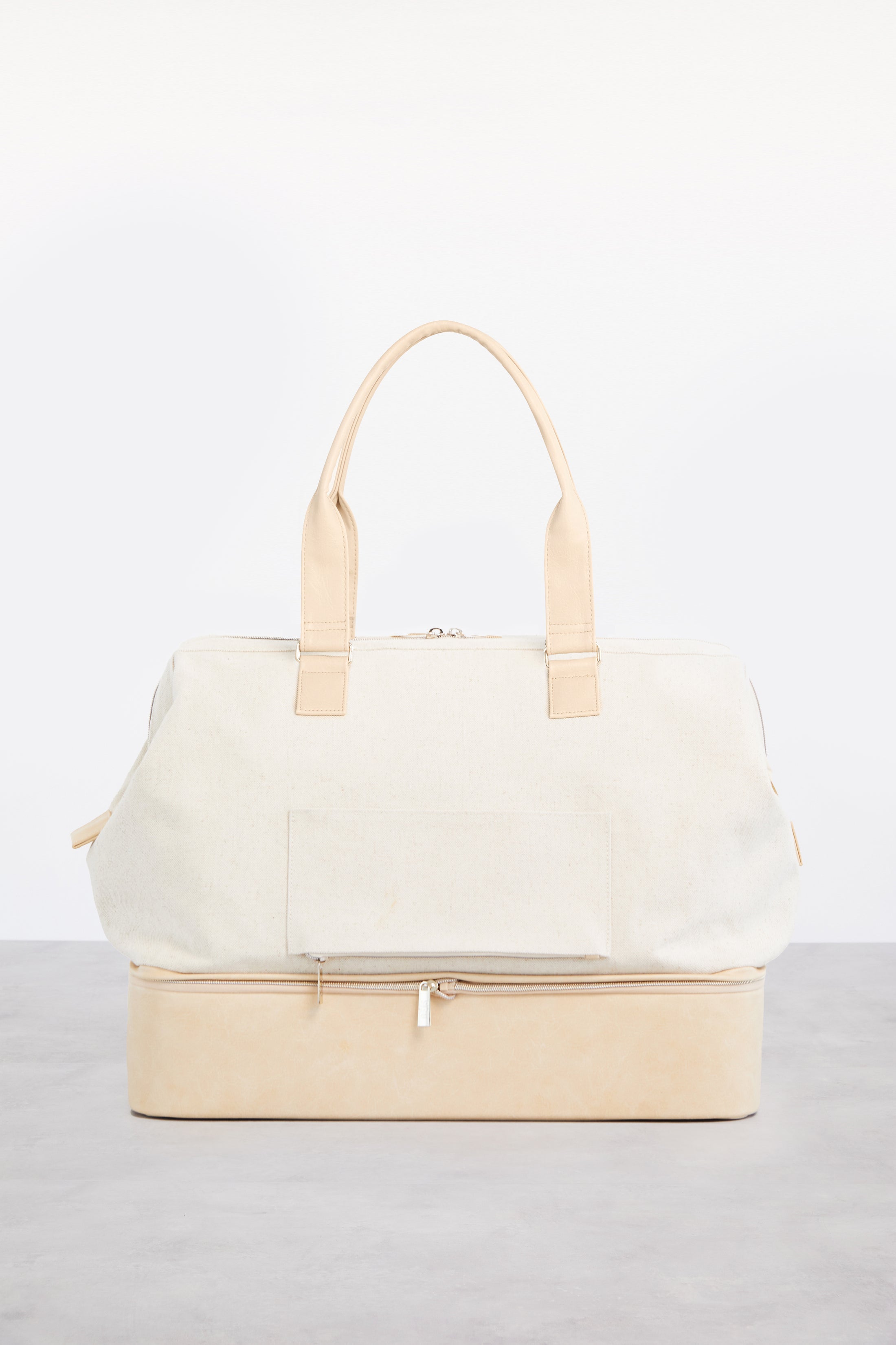 The Convertible Weekender in Beige