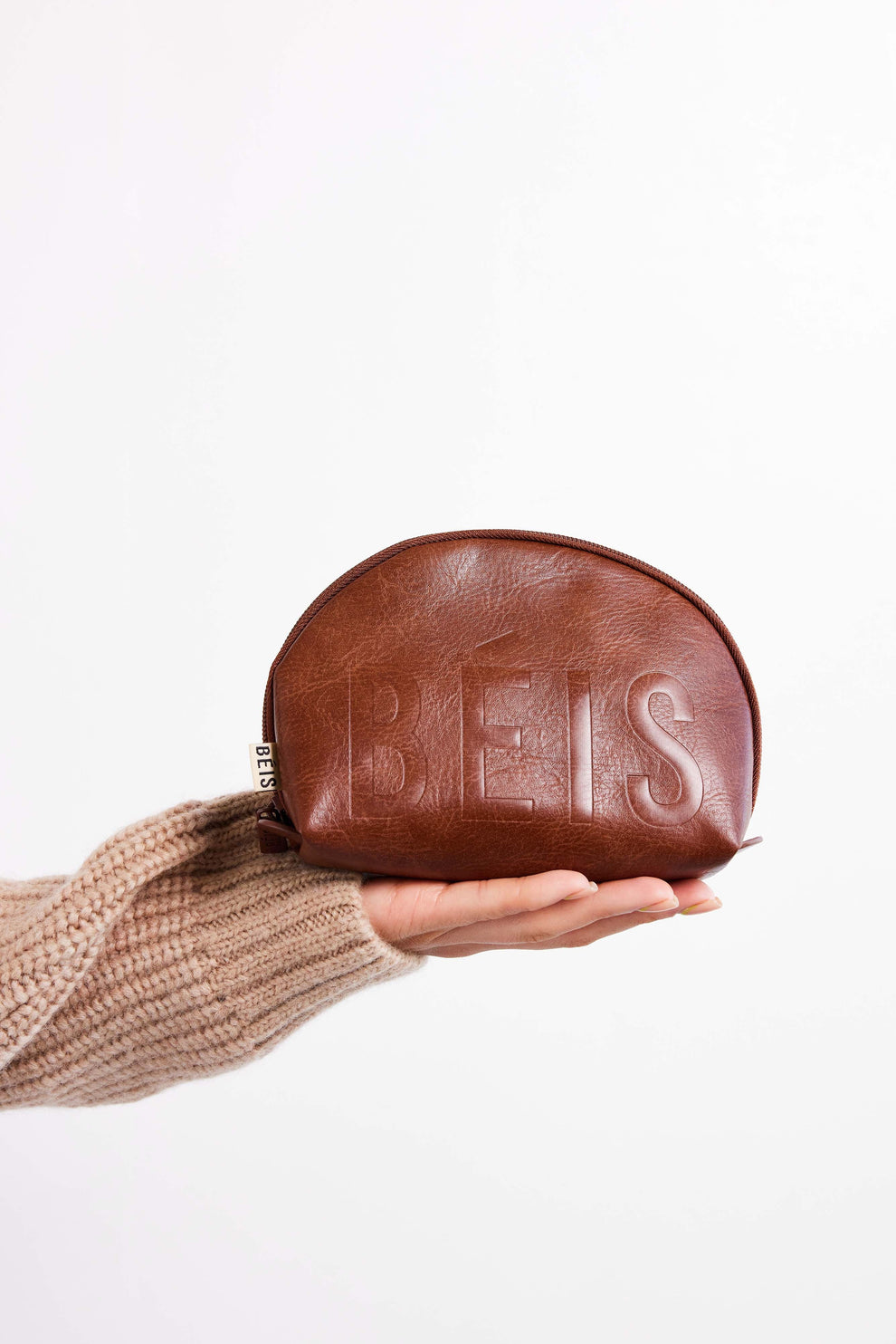 BÉIS 'The Cosmetic Pouch Set' in Maple - 2 Piece Cosmetic Bag Set ...