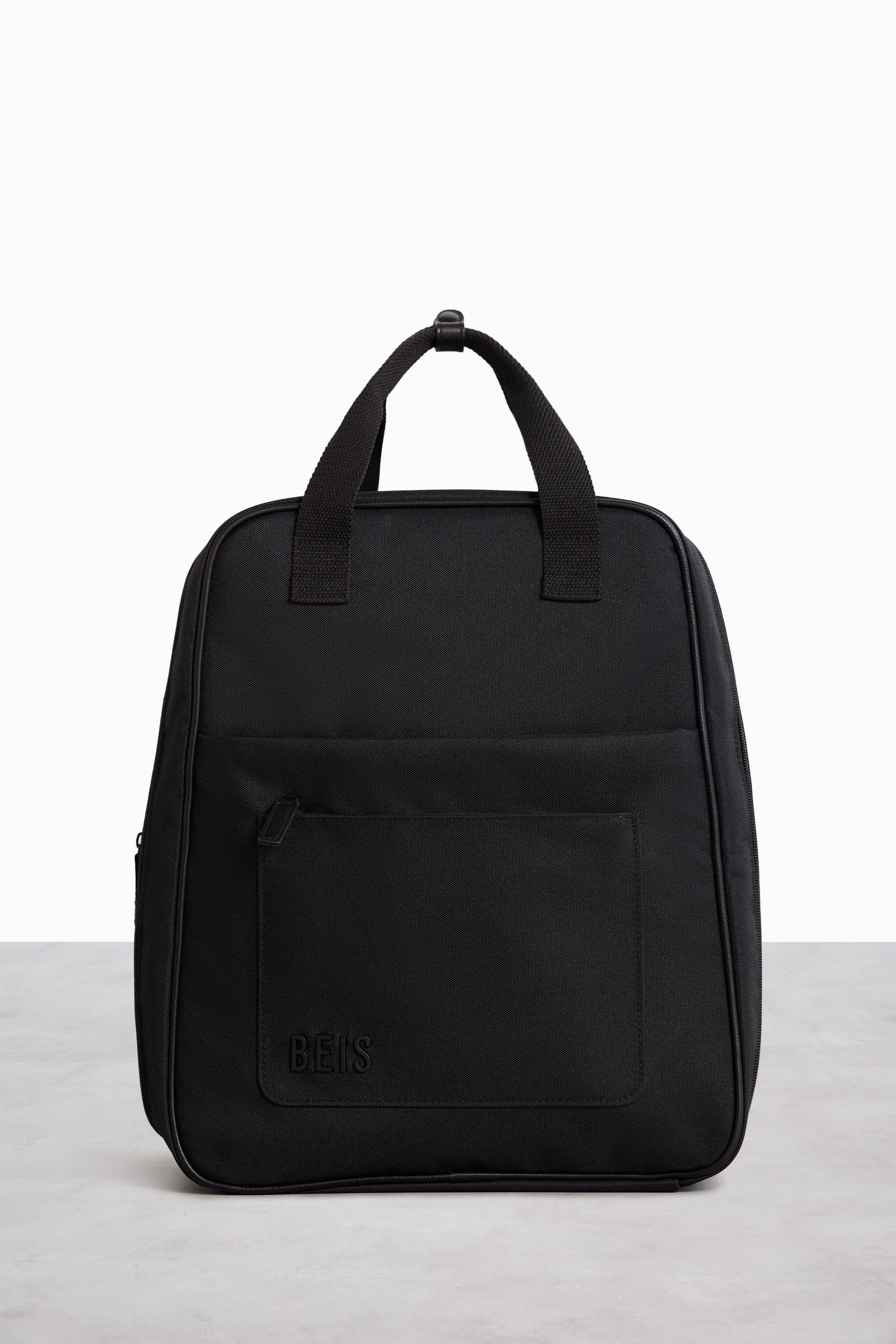 BÉIS 'The Expandable Backpack' in Black - Laptop Backpack In Black