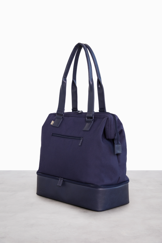 BÉIS 'The Mini Weekender' in Navy - Small Weekend & Overnight Bag ...