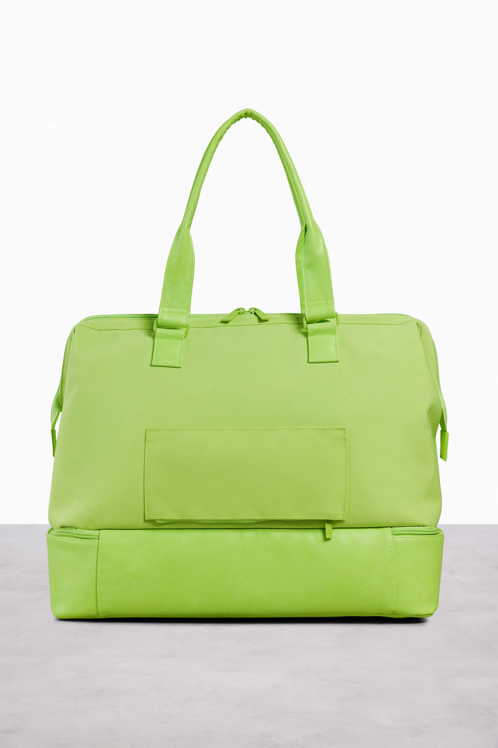 BÉIS 'The Weekender' in Citron - Green Overnight Bags & Travel Duffle ...