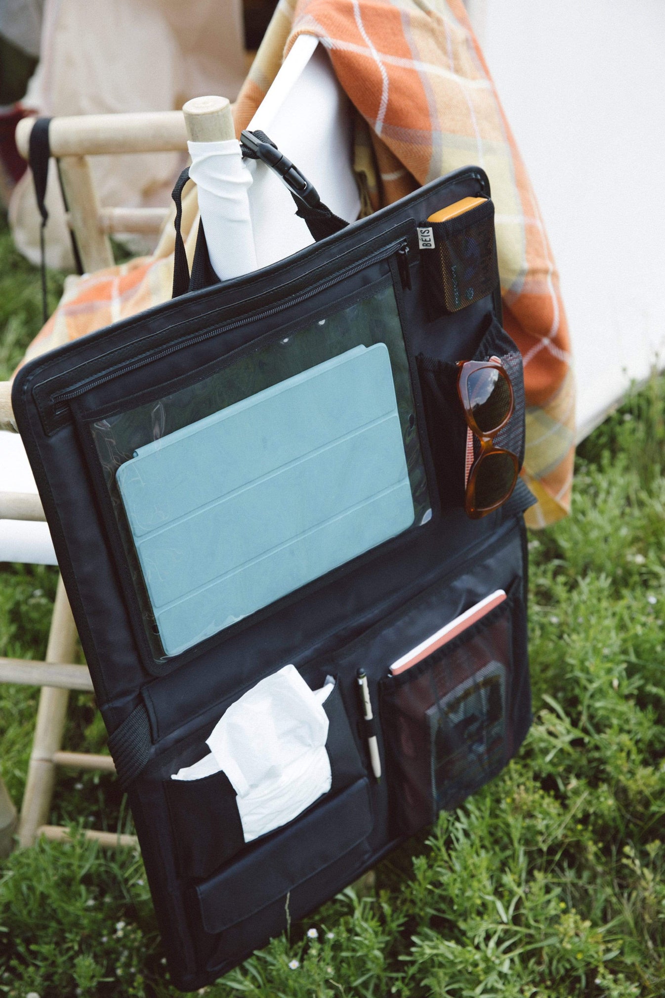 BÉIS 'The Car Caddy' in Black - Convertible Travel Car Caddy | BÉIS ...