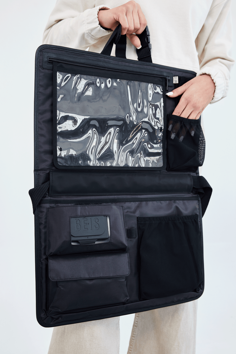 BÉIS 'The Car Caddy' in Black - Convertible Travel Car Caddy | BÉIS ...